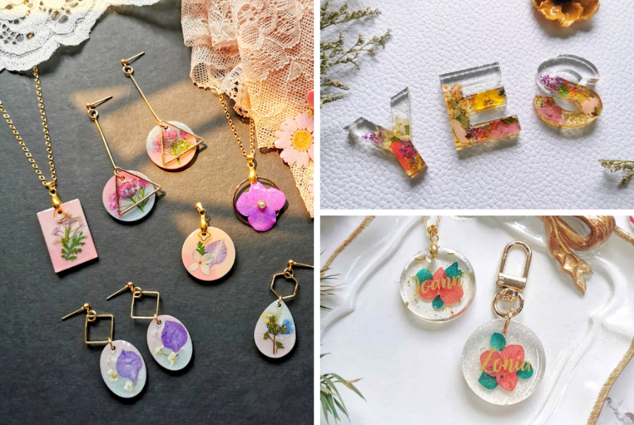 WeTix - DIY Botanical Resin Jewelry Making with Joy